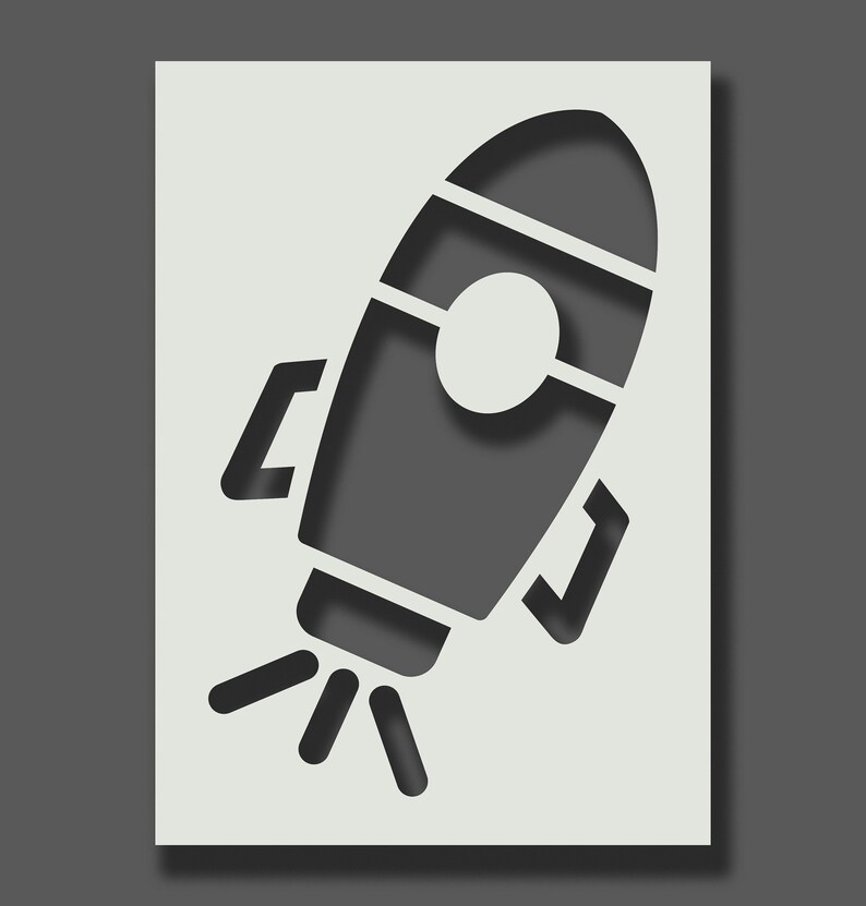 Space Rocket Stencils Reusable Stencils for Wall Art Home | Etsy UK