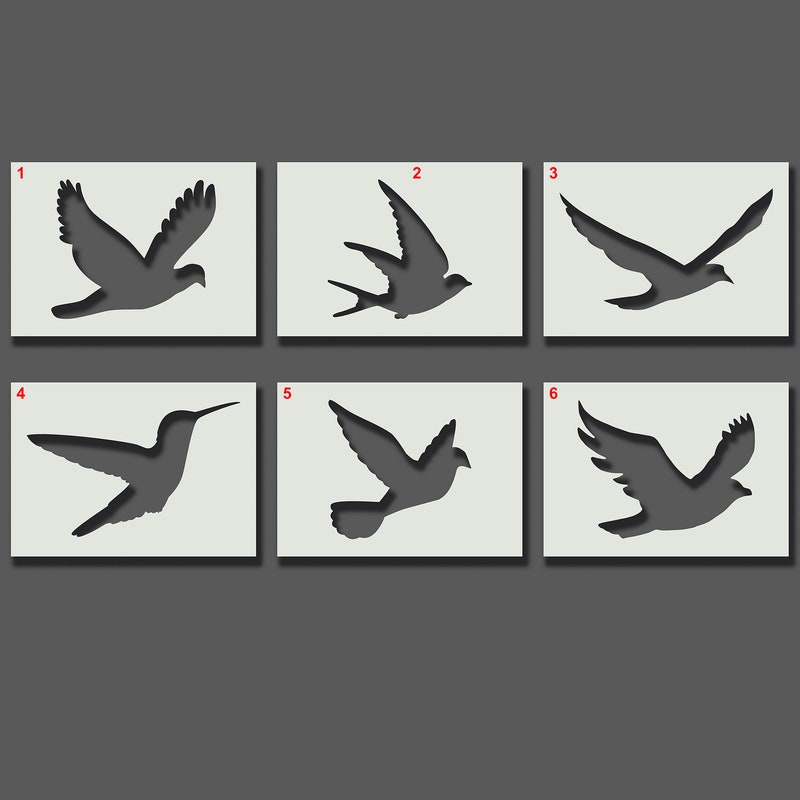 Bird Stencils - Etsy
