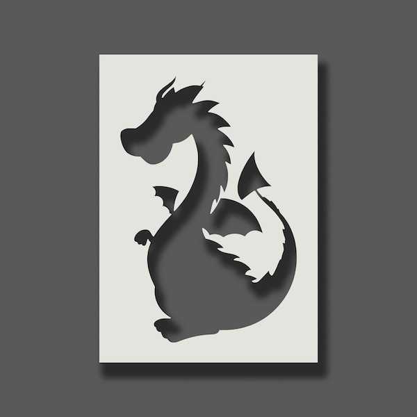Dragon Stencil - Etsy