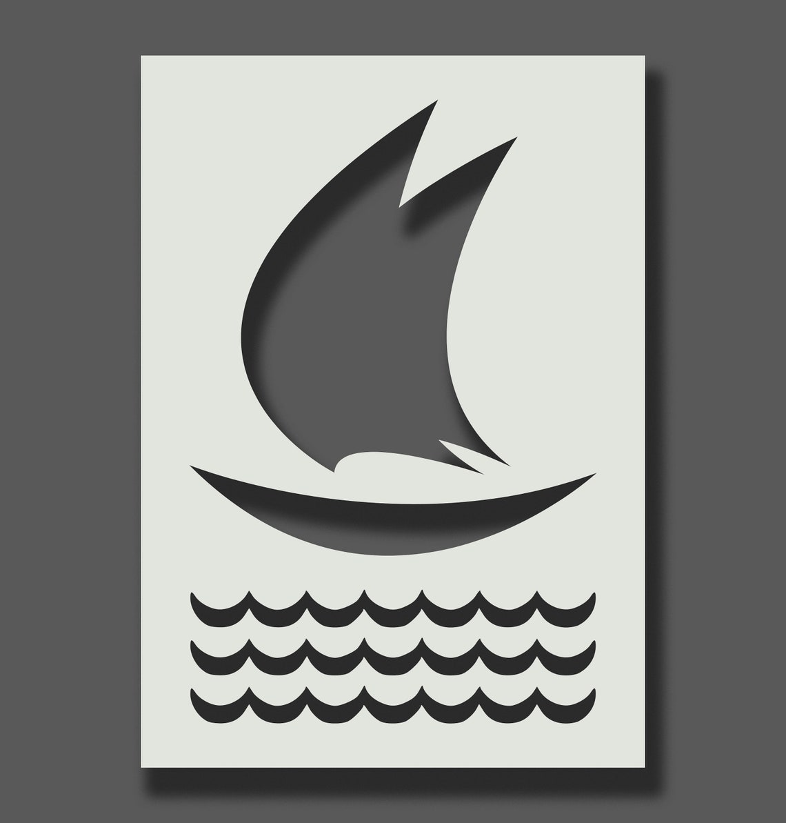 Sail Boat Stencils Reusable Stencils for Wall Art Home | Etsy