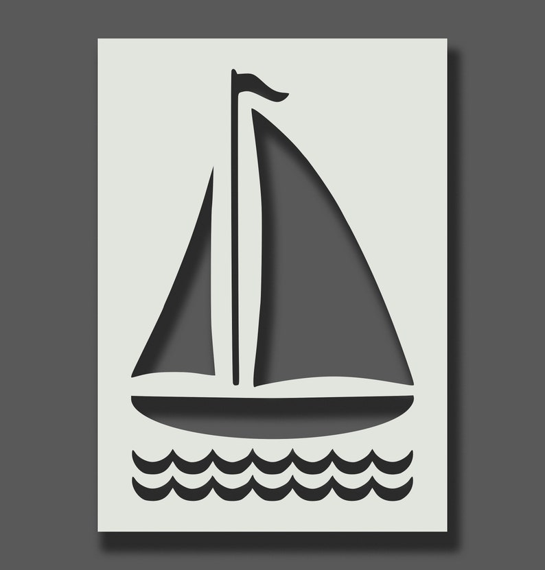 Sail Boat Stencils Reusable Stencils for Wall Art Home | Etsy