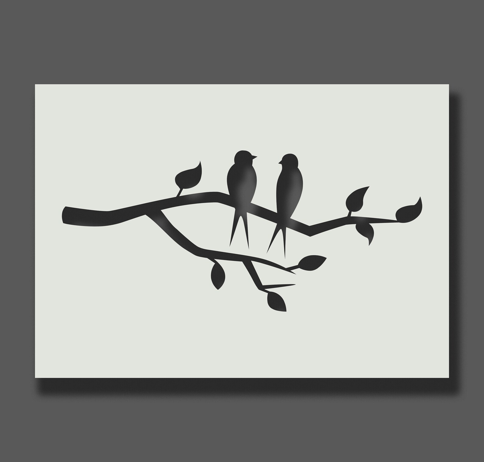Birds on Tree Branch Stencils Reusable Stencils for Wall - Etsy UK