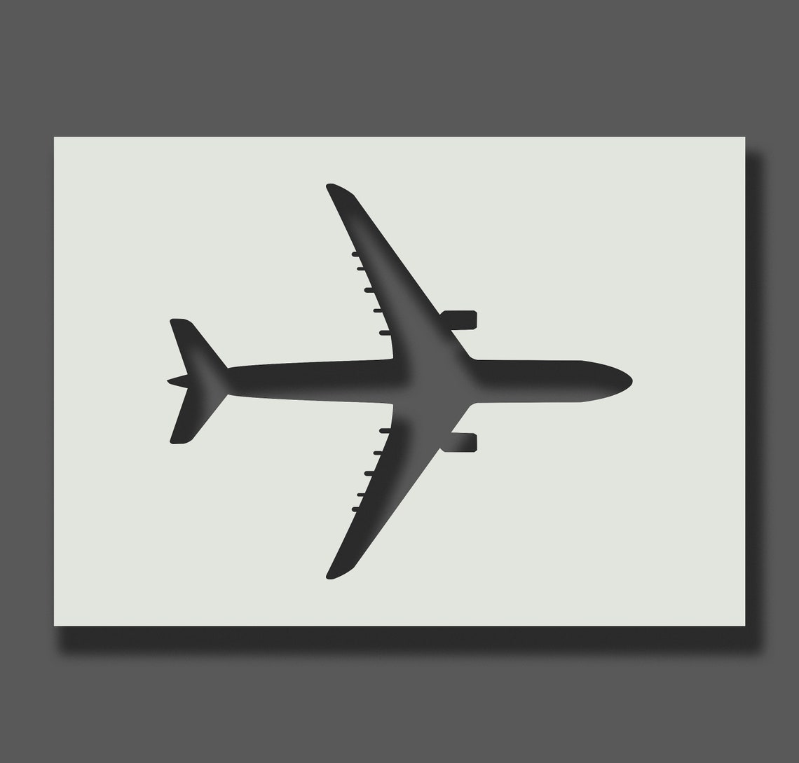 Airplane Stencils Part 1 Reusable Stencils for Wall Art | Etsy