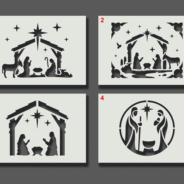 Nativity Painting - Etsy