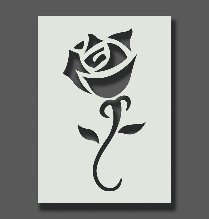 Rose Stencils Reusable Stencils for Wall Art Home Décor - Etsy