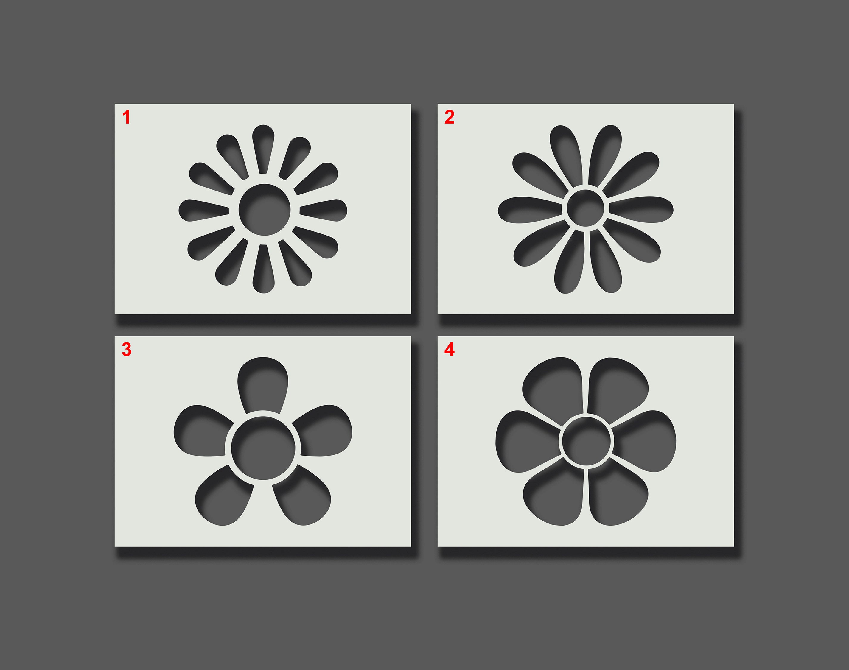 Daisy Flower Stencils