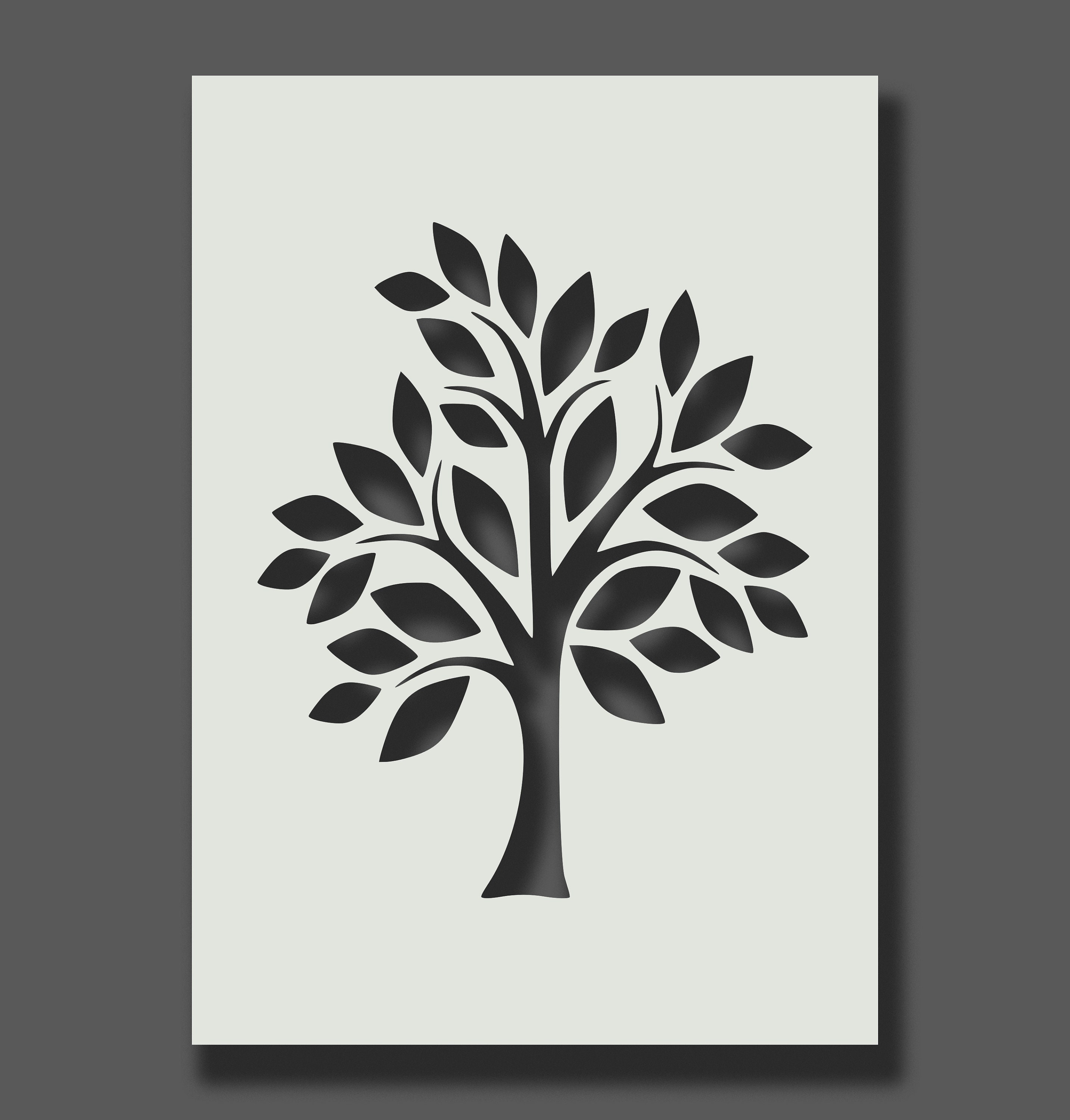 Tree Stencils Reusable Stencils for Wall Art Home Décor | Etsy UK