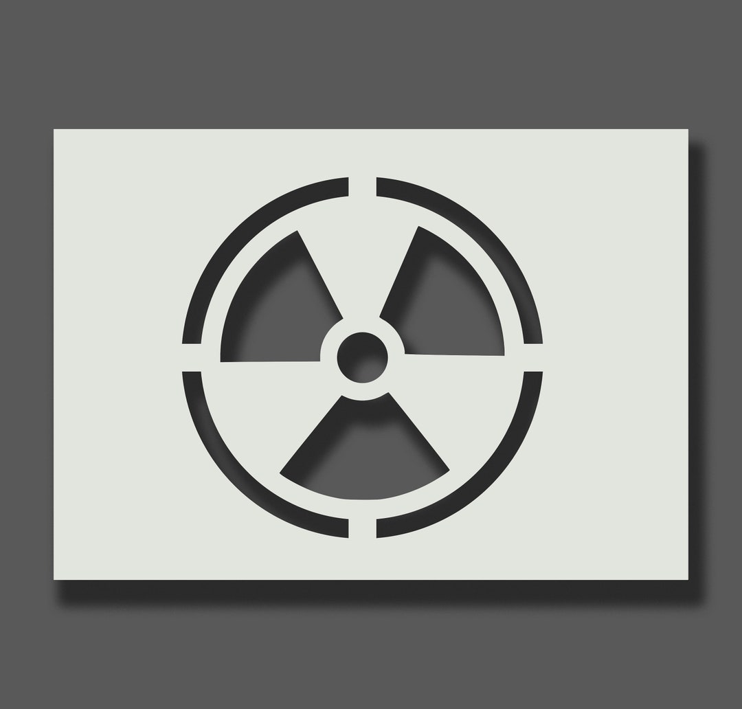 Radioactive Stencil Reusable Stencils for Wall Art, Home Décor ...