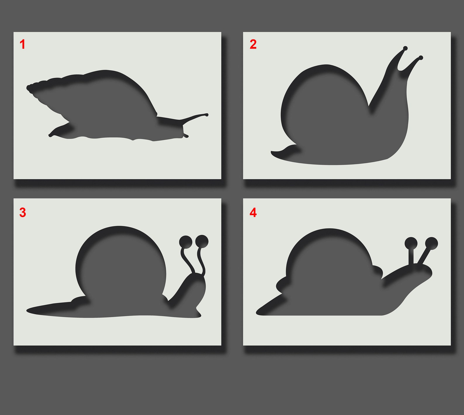 Snail Stencils Reusable Stencils Wall Art Home Décor - Etsy