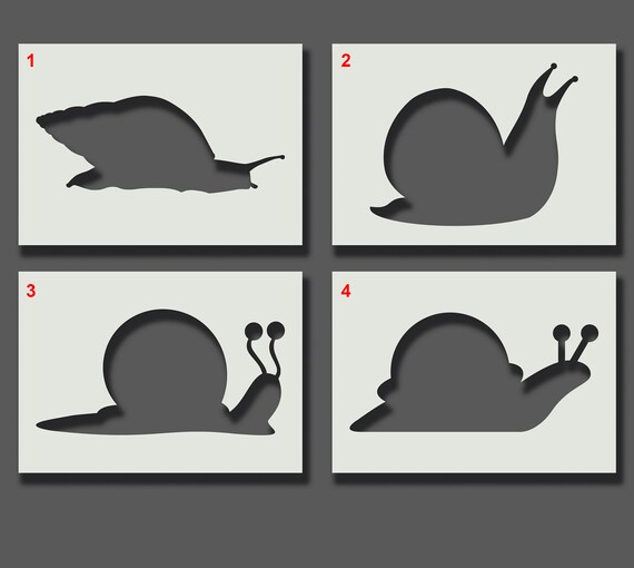 Snail Stencils Reusable Stencils Wall Art Home Décor - Etsy UK