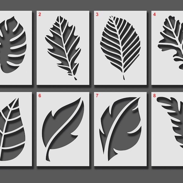 Tropical Stencils for Painting - Etsy