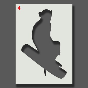Monkey / Chimp Stencils Reusable Stencils for Wall Art, Home Décor ...