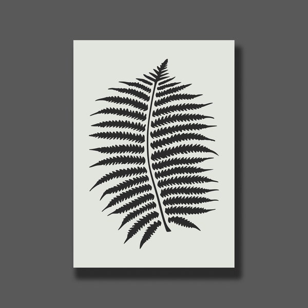Fern Wall Stencil - Etsy