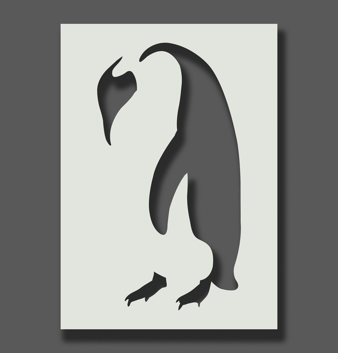 Penguin Stencils Reusable Stencils for Wall Art Home Décor | Etsy