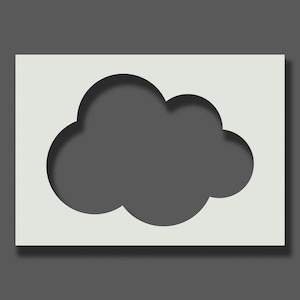 Cloud Stencils Part 1 Reusable Stencils for Wall Art, Home Décor ...