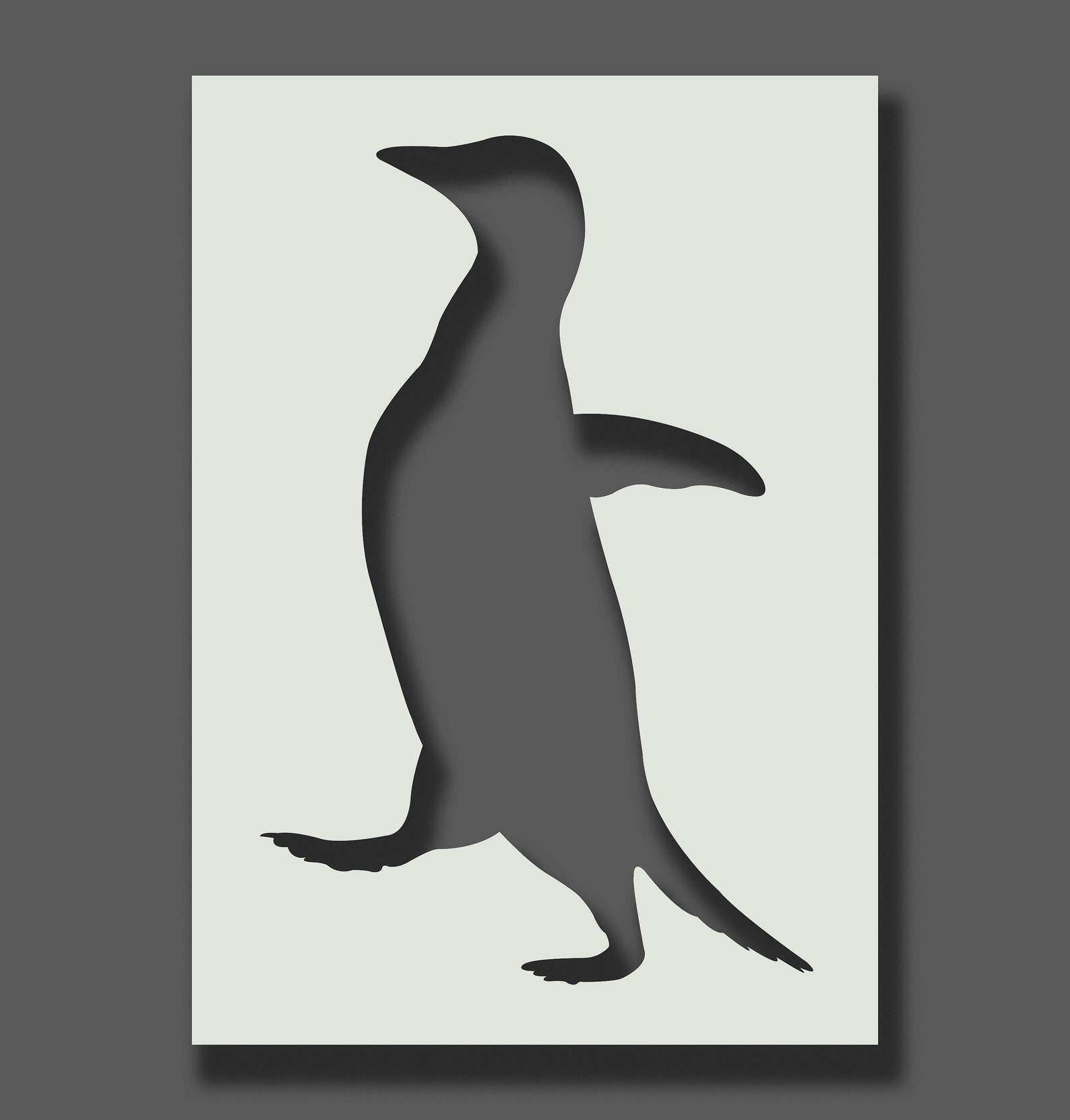 Penguin Stencils Reusable Stencils for Wall Art Home Décor - Etsy