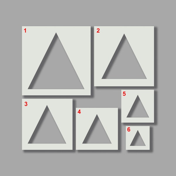 Triangle Stencil - Etsy