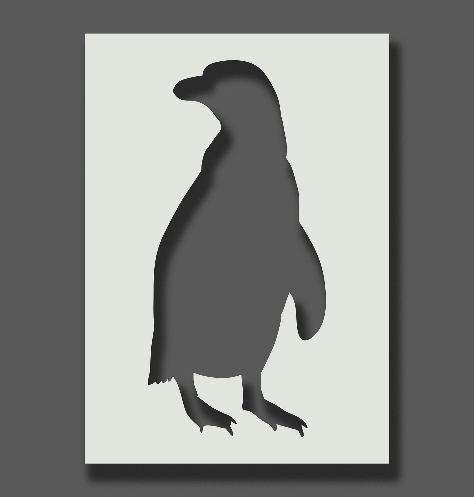 Penguin Stencils Reusable Stencils for Wall Art Home Décor | Etsy