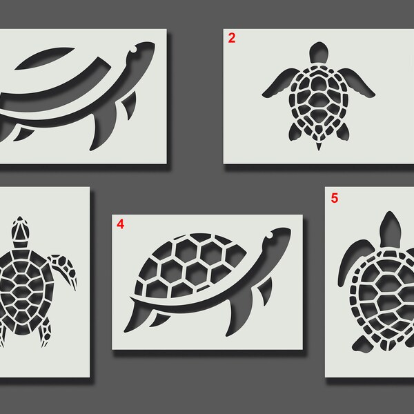 Turtle Stencils - Etsy