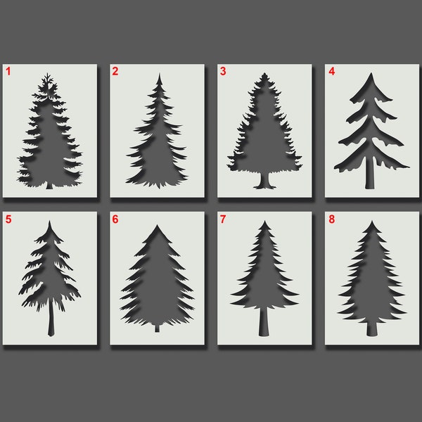 Tree Wall Stencils - Etsy
