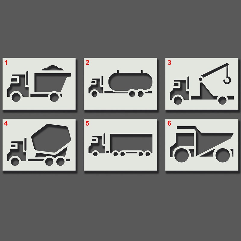 Truck Painting Stencils - Etsy