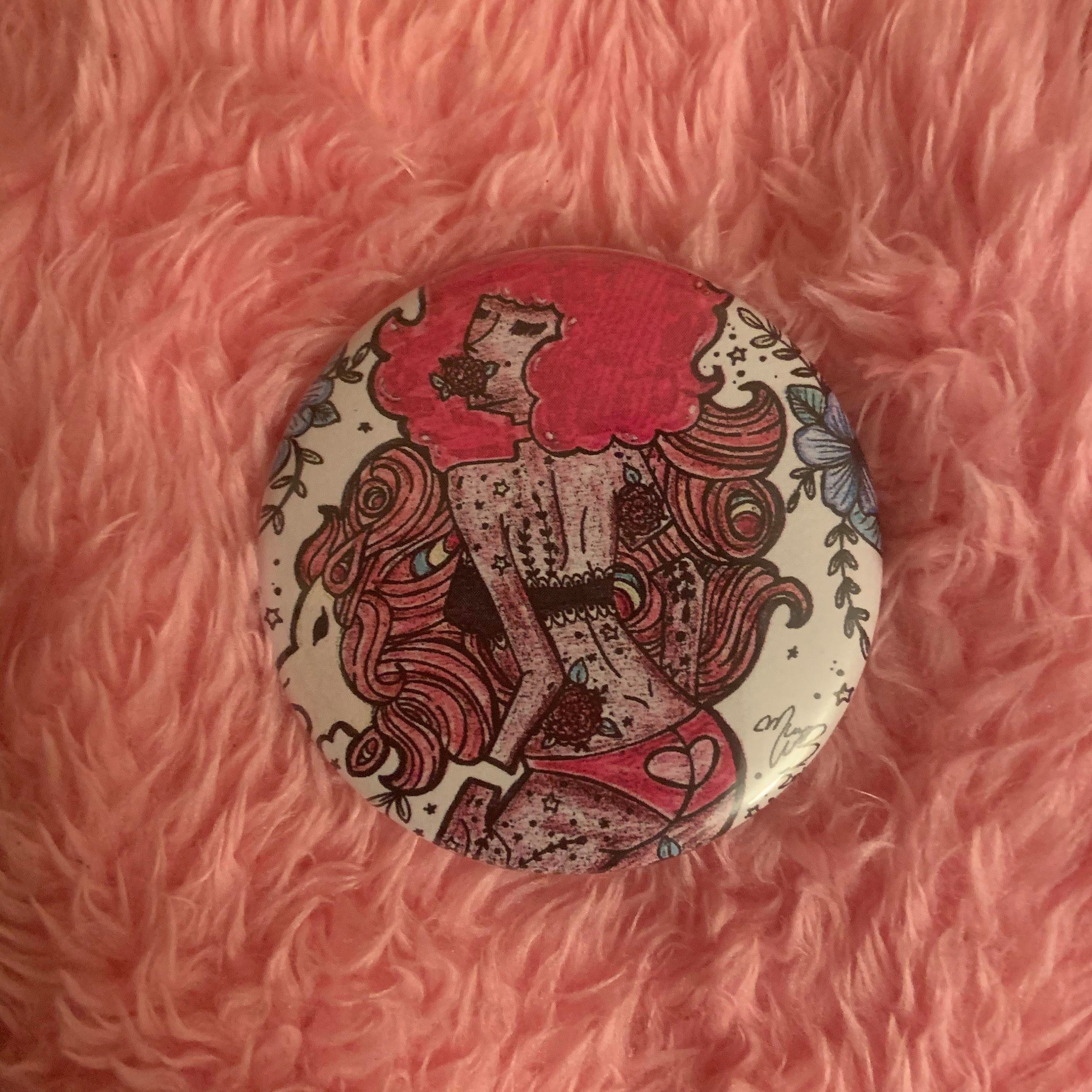 Zodiac Pins Astrology Buttons Pins Buttons Aries Pin | Etsy