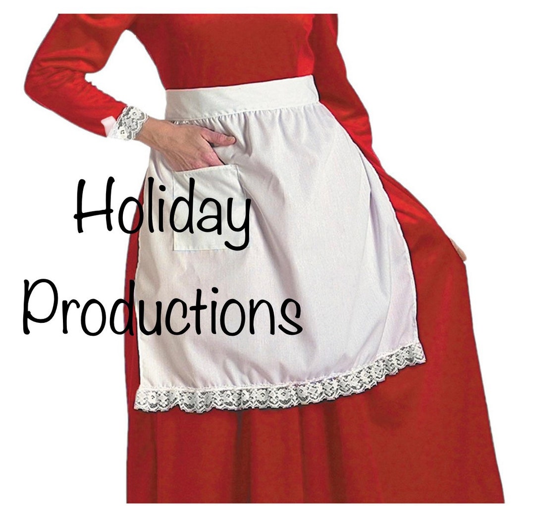 Mrs Santa Claus Christmas Costume Apron Santa’s Helper Pictures With ...