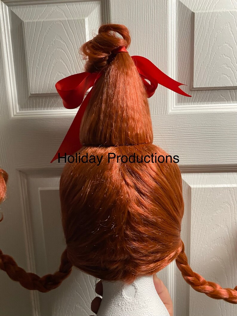 Cindy Lou Who Style Grinch Girl Costume Wig Whoville Adult | Etsy