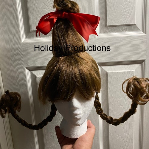 Cindy Lou Who Style Grinch Girl Costume Wig Whoville Adult - Etsy