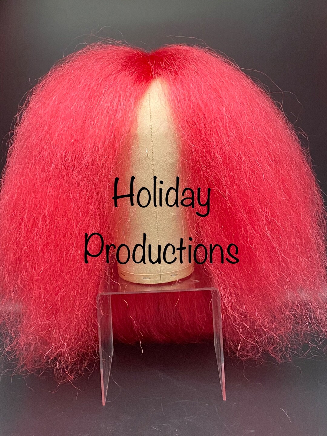 Deluxe Extra Full 100% Yak Silly Boy Circus Clown Wig Performance ...