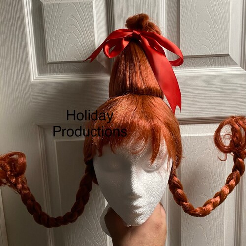 Cindy Lou Who Style Grinch Girl Costume Wig Whoville Adult - Etsy