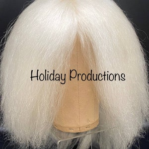 Theatrical Quality White Yak Wig Santa Character Stage Theater New - Etsy