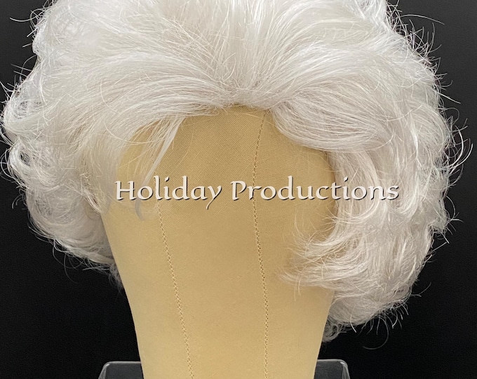 Deluxe Professional Mrs Santa Claus Wig Christmas Costume Theater ...