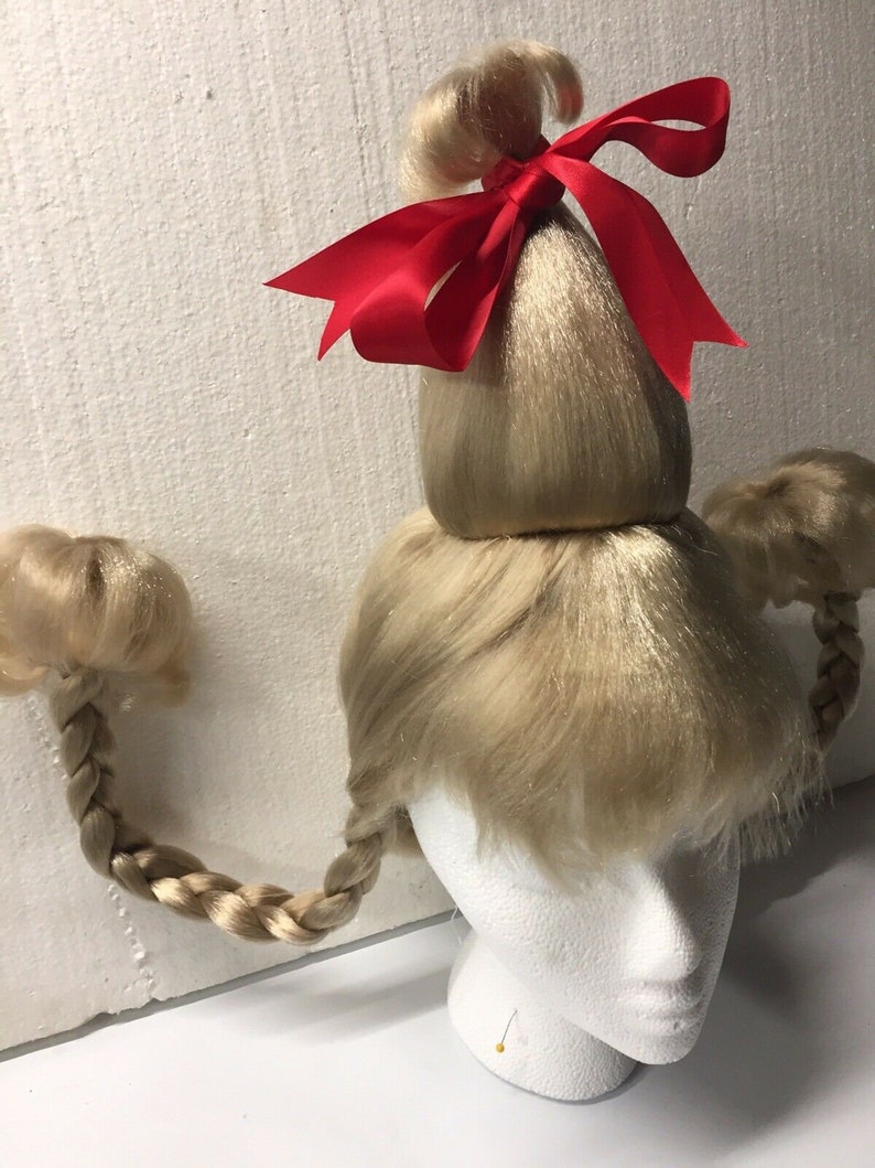 Cindy Lou Who Grinch Girl Costume Wig Whoville Adult New - Etsy
