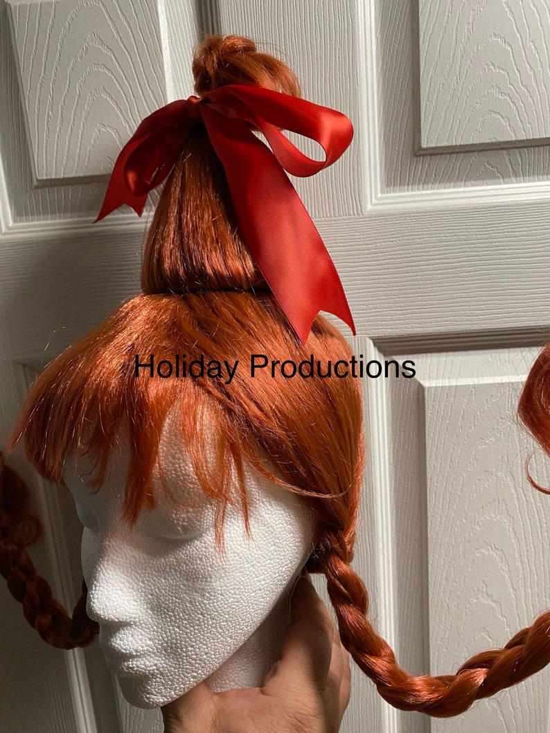 Cindy Lou Who Style Grinch Girl Costume Wig Whoville Adult | Etsy