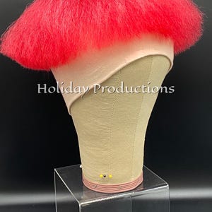 Ringling Style Deluxe Professional YAK CIRCUS CLOWN Moe Wig Red New ...
