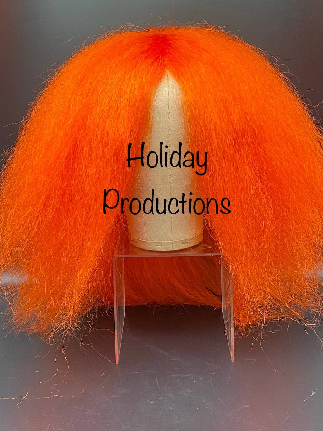 Deluxe Extra Full 100% Yak Silly Boy Circus Clown Wig Performance ...