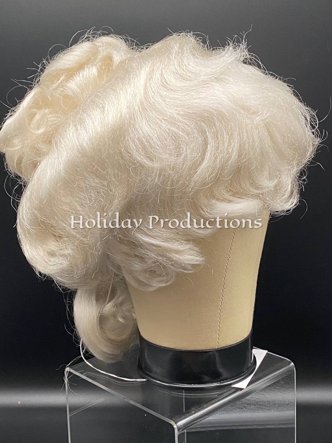 Deluxe Mrs Santa Claus Wig W/bun Christmas Costume Cosplay New! - Etsy