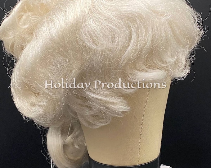 Deluxe Mrs Santa Claus Wig W/bun Christmas Costume Cosplay New! - Etsy
