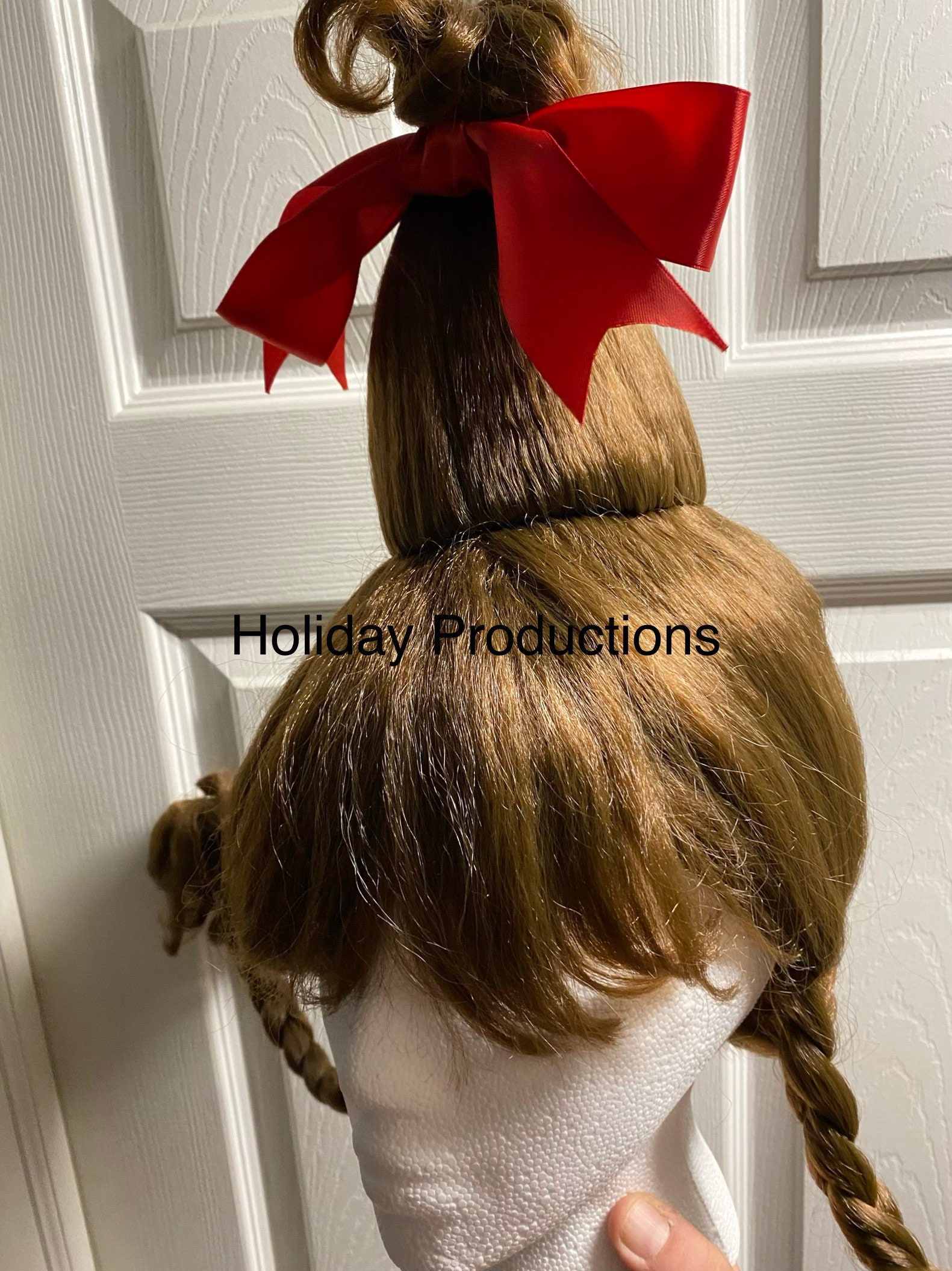 Cindy Lou Who Hair Tutorial