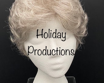 Deluxe Theatrical Quality Mrs Santa Claus Costume Wig Christmas ...