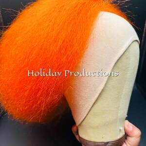 Ringling Style Deluxe Professional YAK CIRCUS CLOWN Wig Orange Stage ...