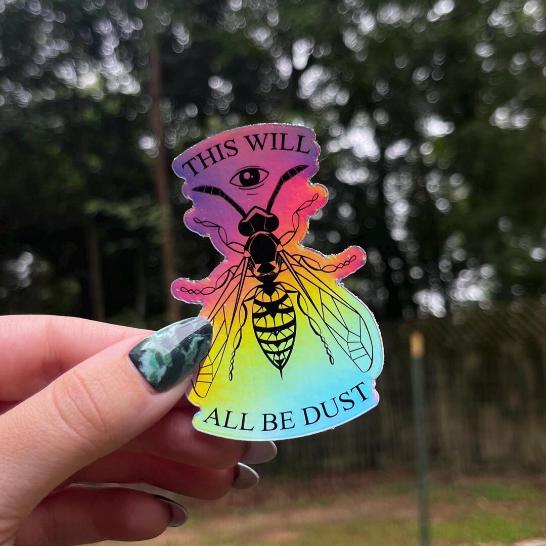 Holographic Wasp Sticker / Magnet - Etsy
