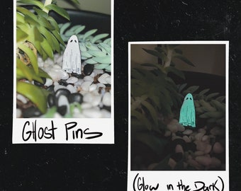 Wraith Glow in the Dark Ghost Horror Pin - Etsy