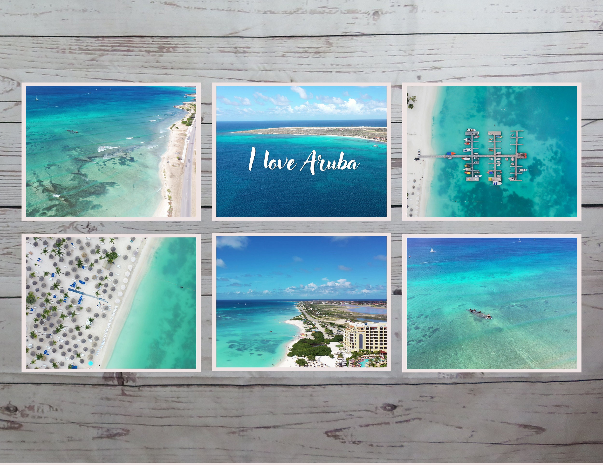 Collage Kit - Aruba - Gallery Wall - Etsy