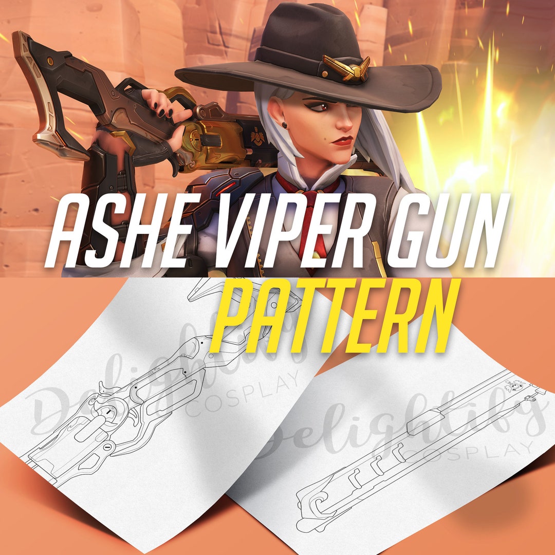 Ashe Viper Rifle Blueprint Prop [overwatch] - Etsy