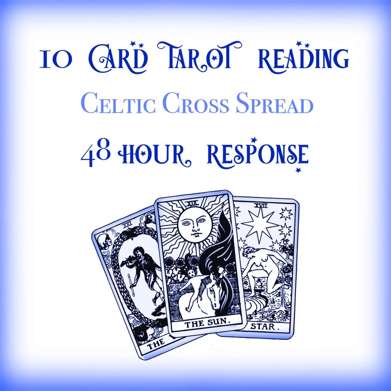 10 Card Celtic Cross Spread Tarot Reading - Etsy