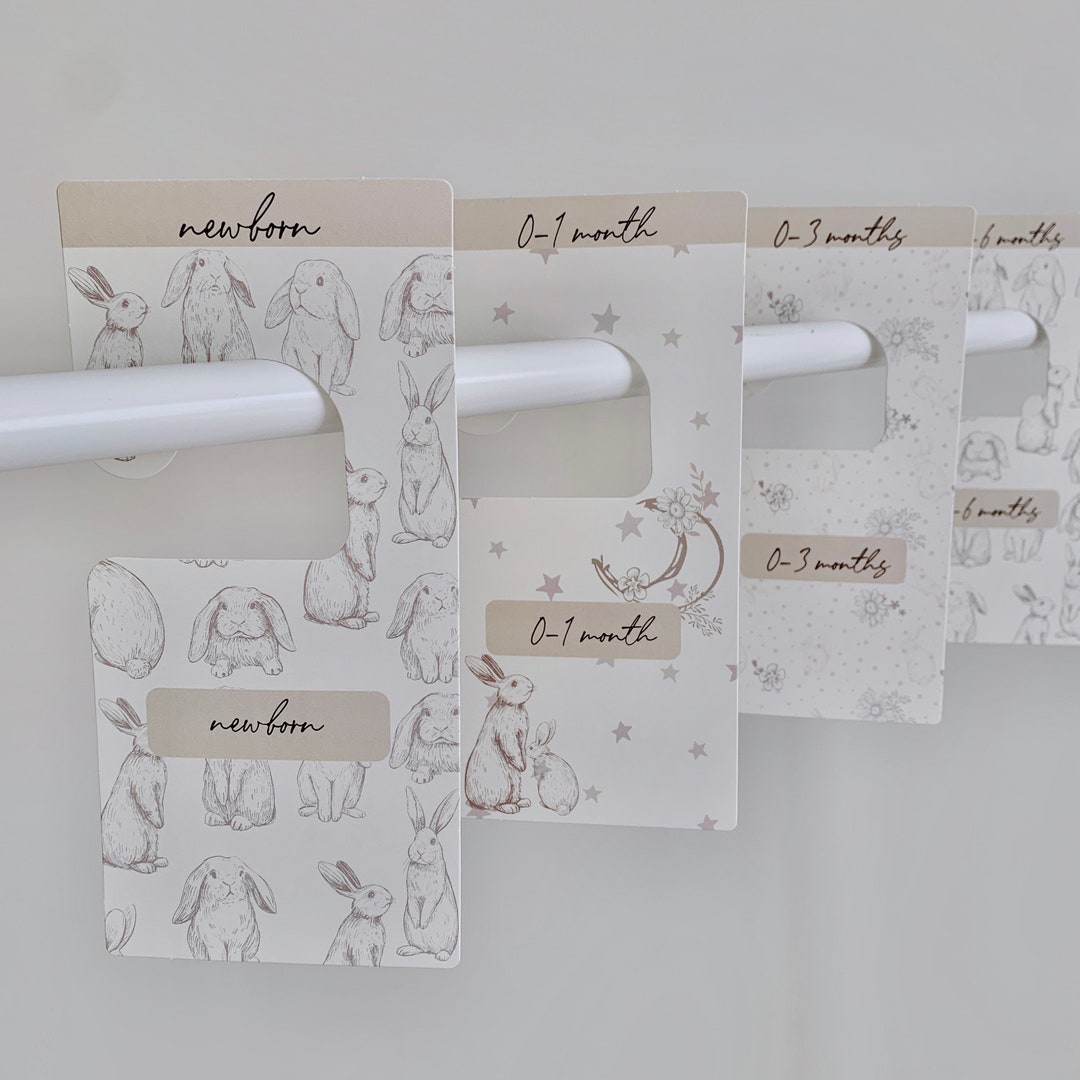 Bunny Wardrobe Dividers / Closet Dividers / Organisers / Baby - Etsy