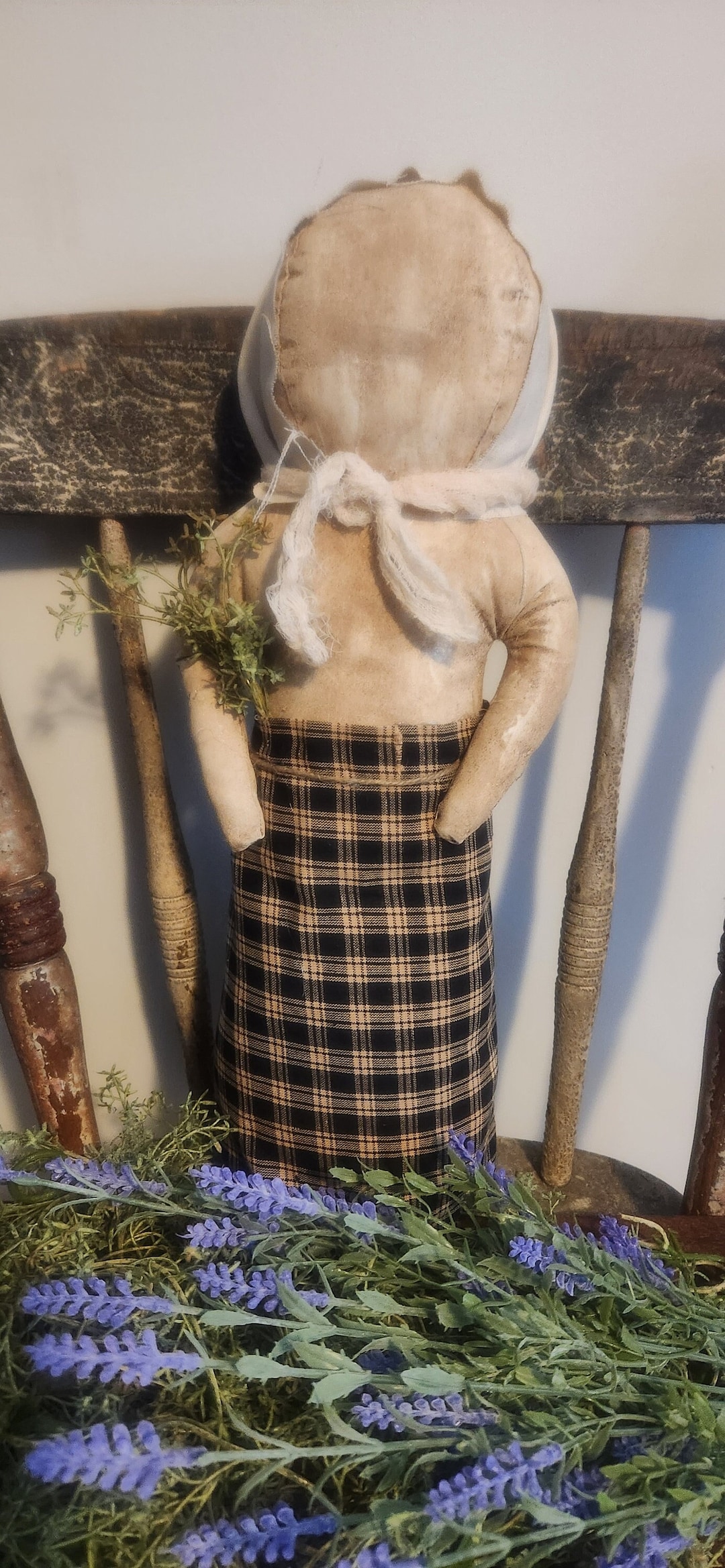Primitive Prairie Doll, Handcrafted Doll, Primitive Doll - Etsy