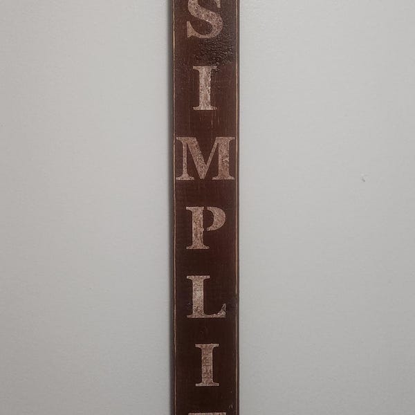 Simplify Sign - Etsy